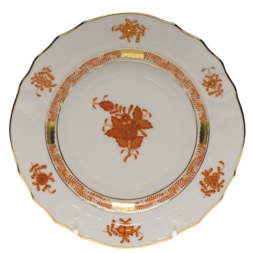 Chinese Bouquet Rust Bread and Butter Plate | L.V. Harkness, Lexington, KY