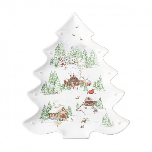 North Pole Tree Platter | L.V. Harkness, Lexington, KY